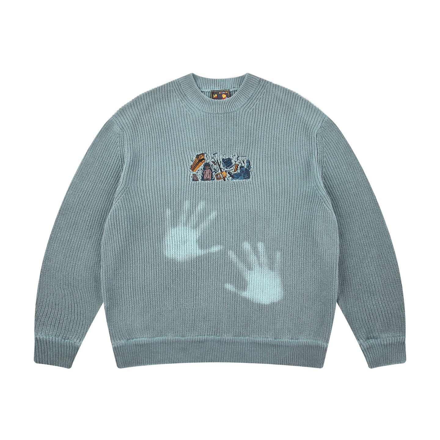 "super kid" heat reactive knit blue – derschutze