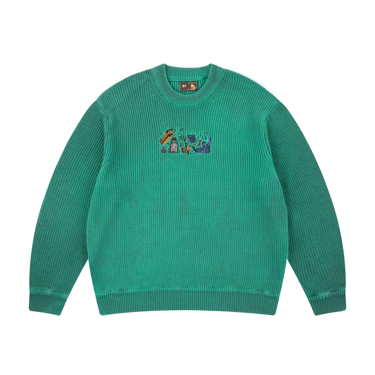 "super kid" heat reactive knit green – derschutze