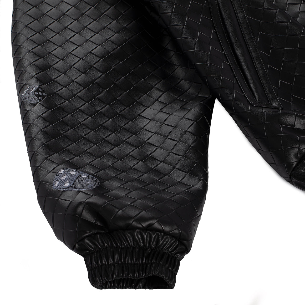 "dice" 3d woven leather Jacket – derschutze