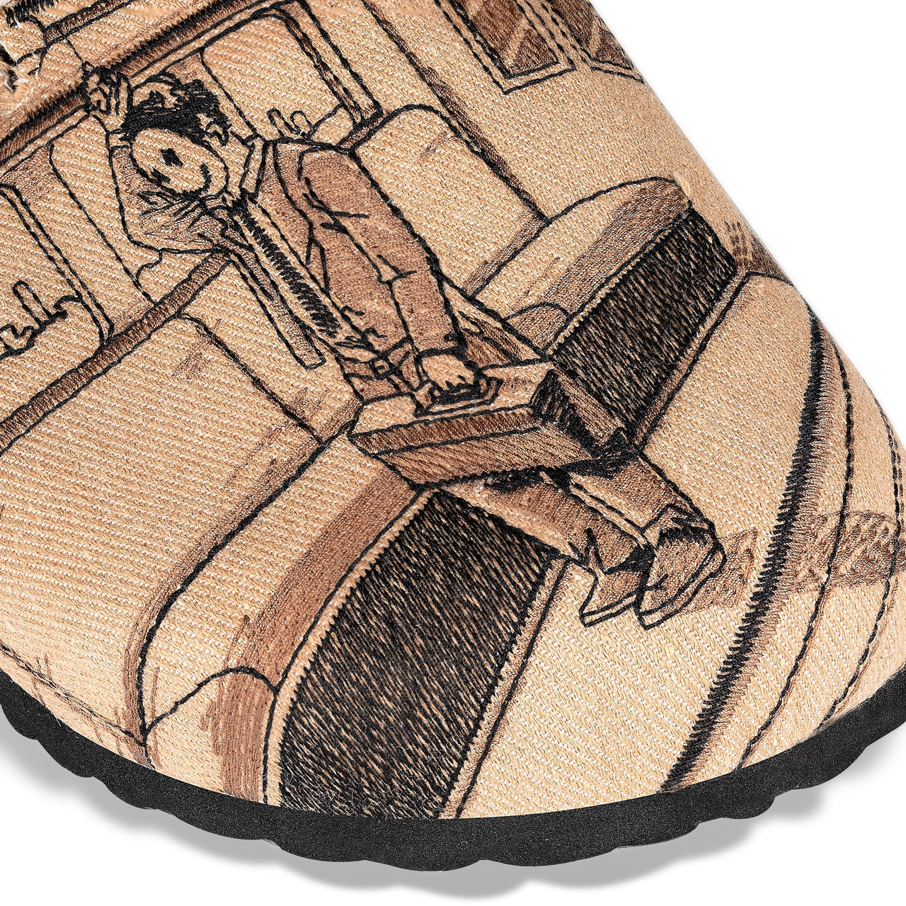 "faces" clogs beige – derschutze