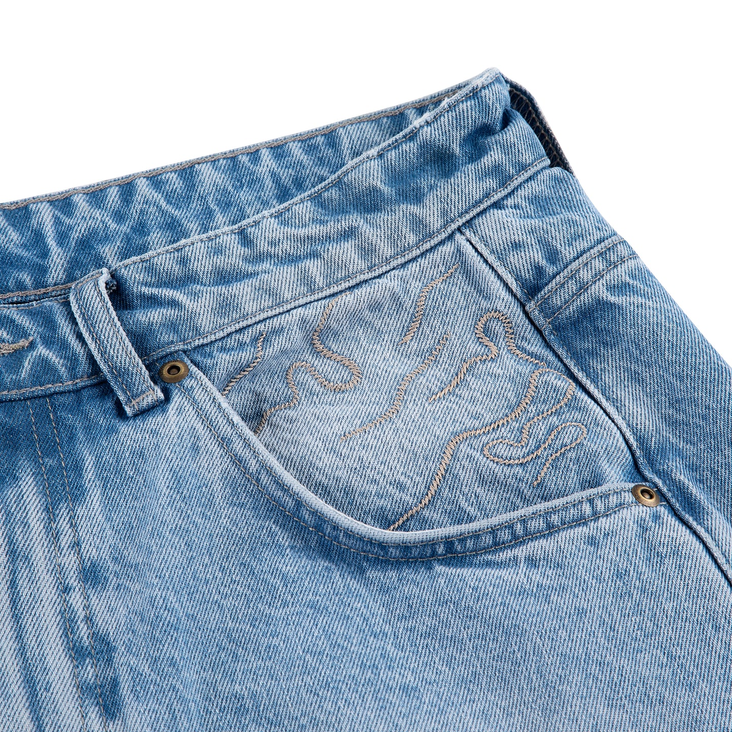 "yasmin v3" Jorts blue updated fit – derschutze