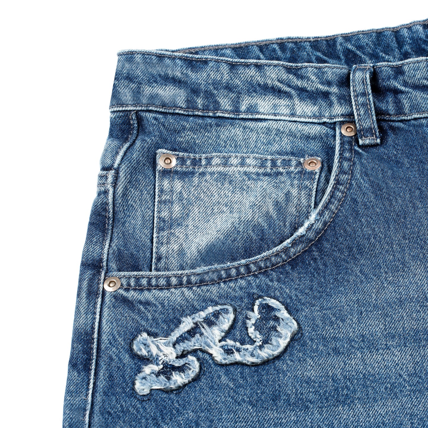"koi fish v2" denim blue – derschutze