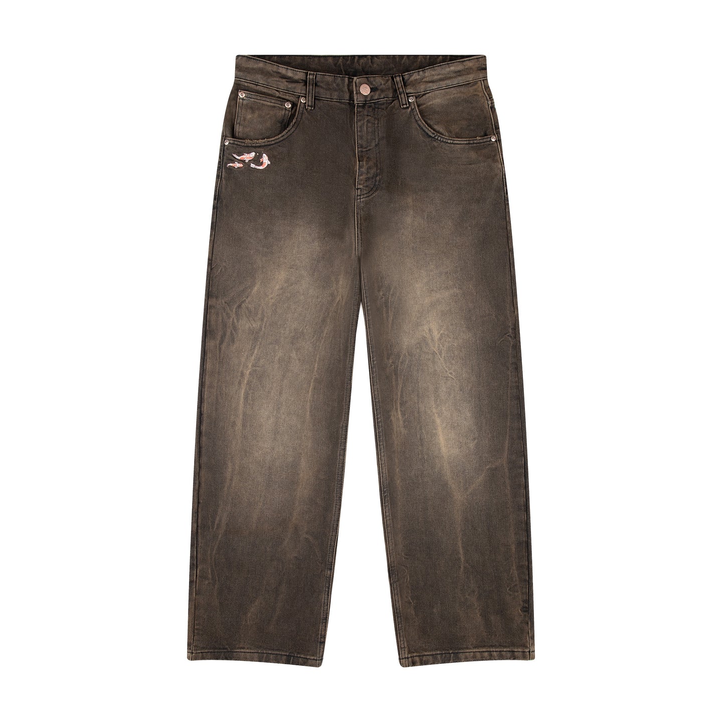"koi fish v2" denim brown – derschutze