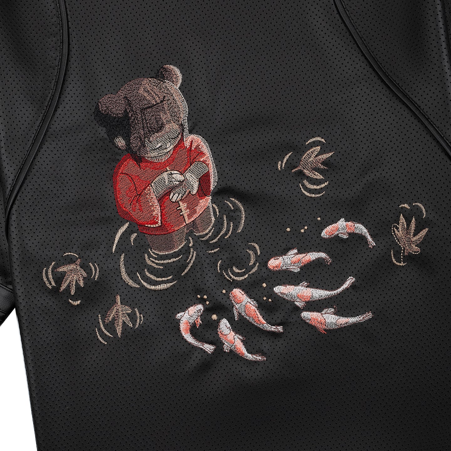 "koi fish v2" leather jersey – derschutze