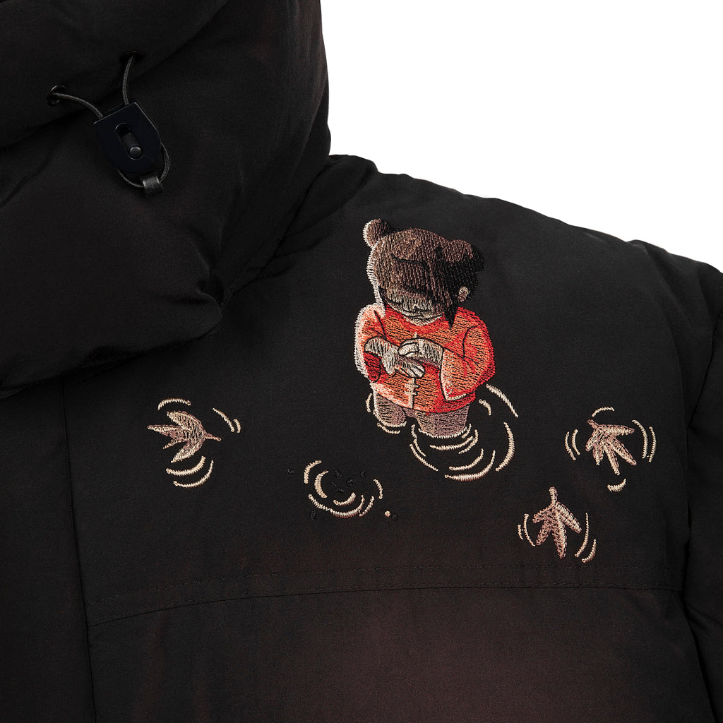 "koi fish" Puffer black – derschutze