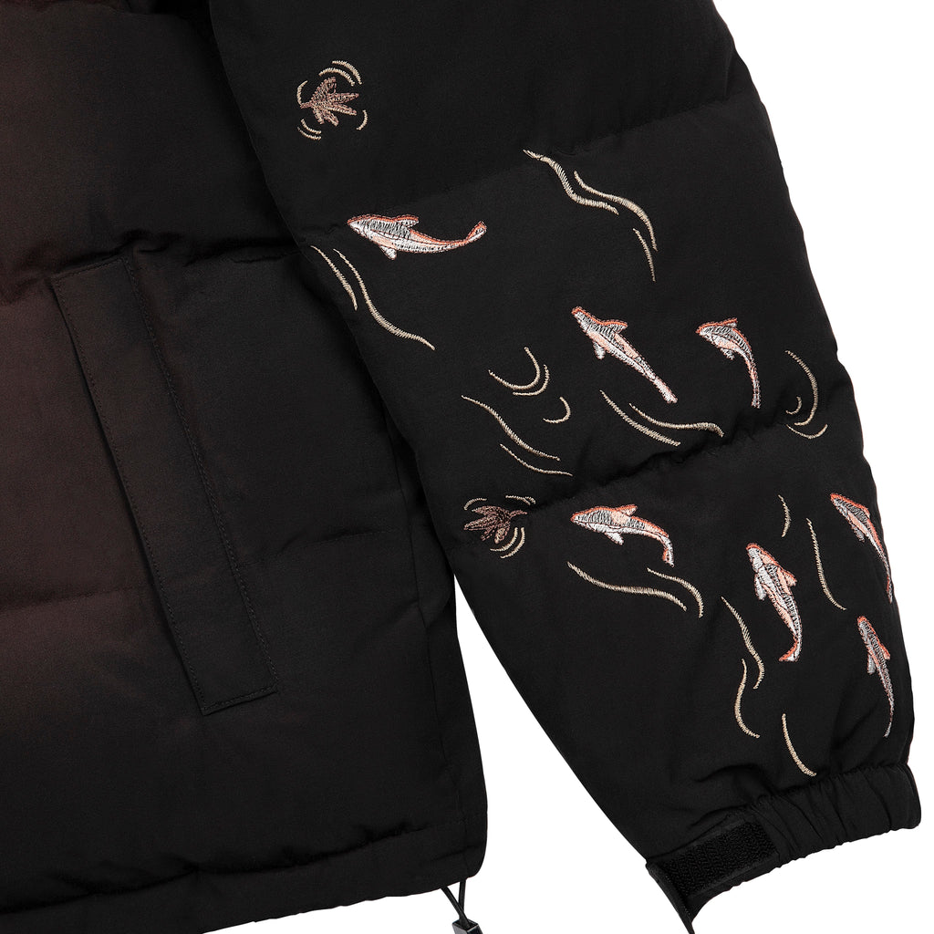"koi fish" Puffer black – derschutze