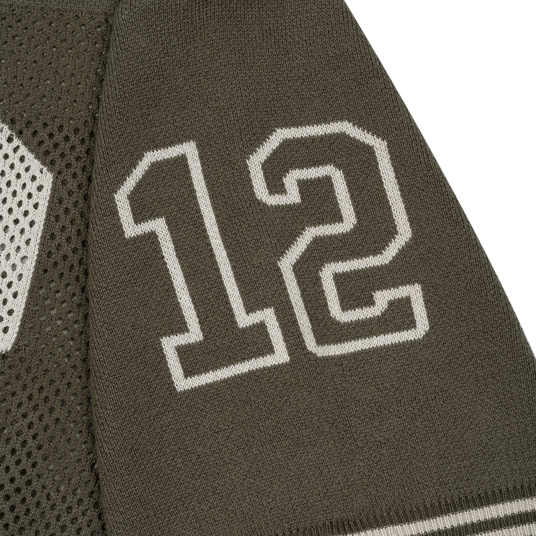 "sashiko v2" knit jersey brown – derschutze