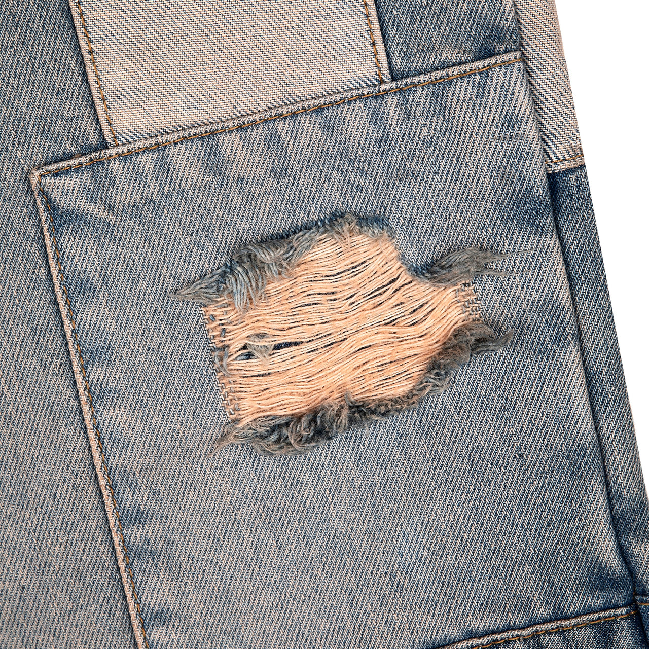 "blossom v2" patchwork Denim light blue – derschutze