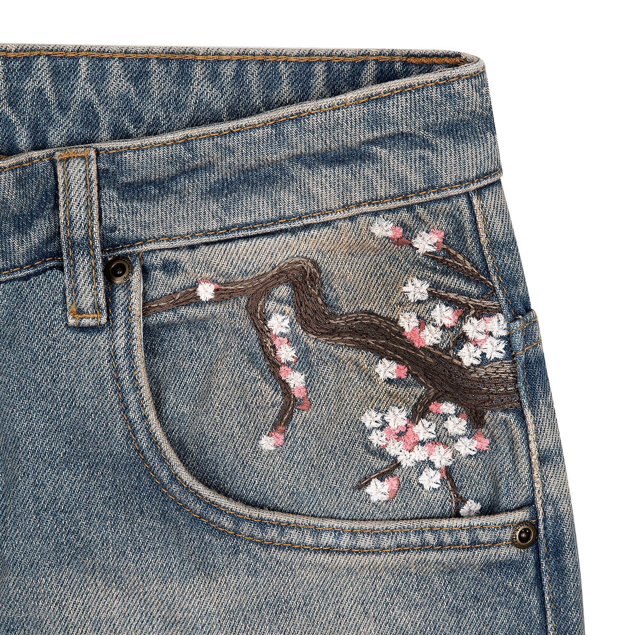 "blossom v2" patchwork Denim light blue – derschutze
