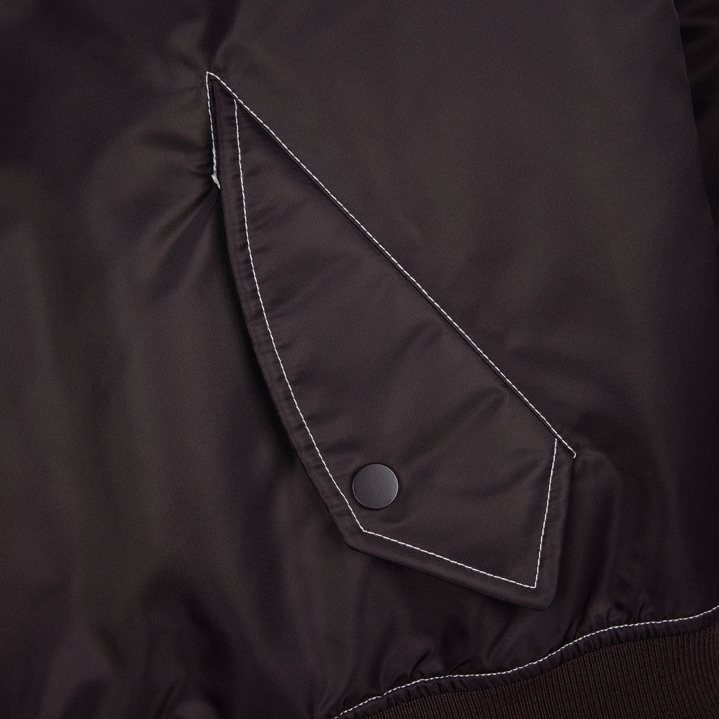 "yakuza v2" bomber Jacket deep plum – derschutze