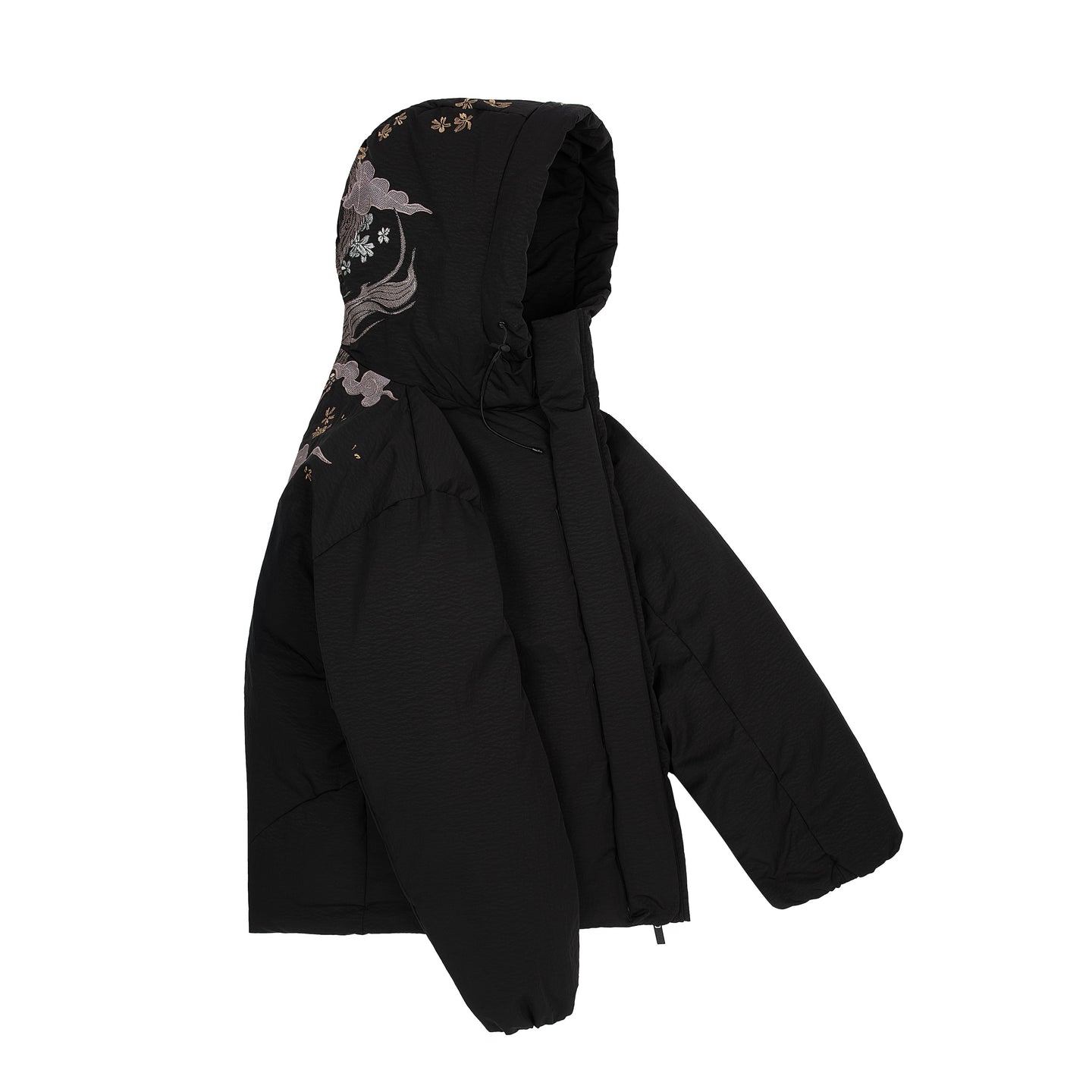 "yakuza" down Puffer jacket black – derschutze