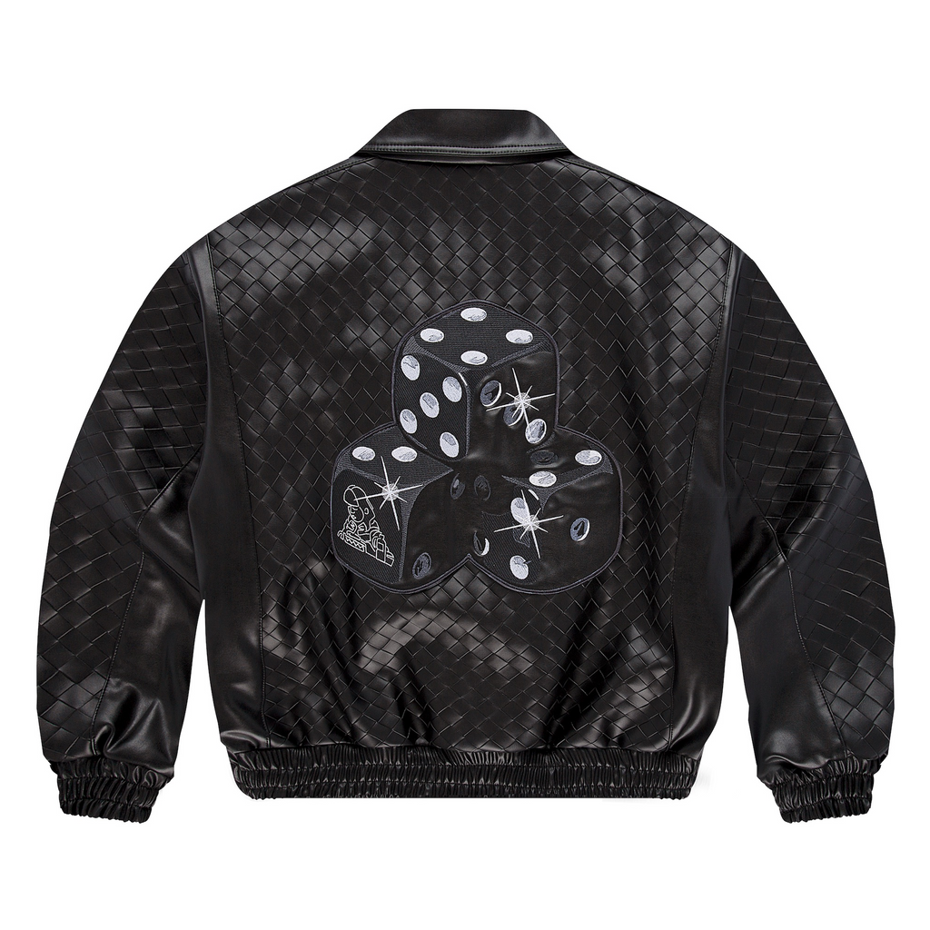 "dice" 3d woven leather Jacket – derschutze