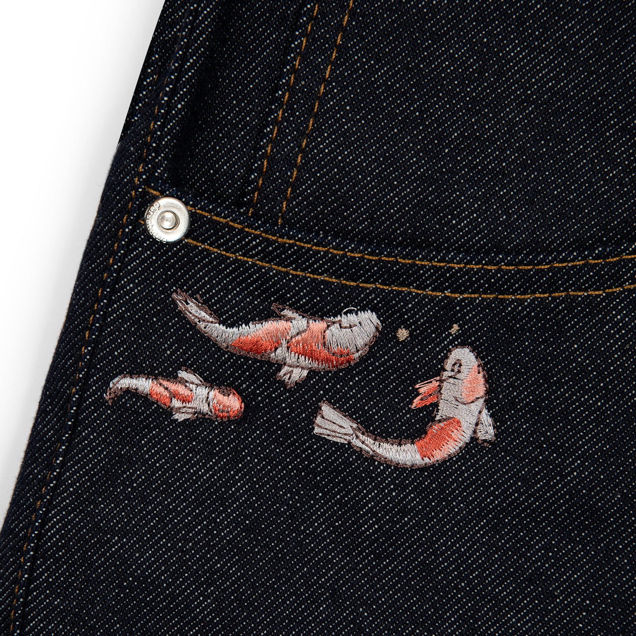 "koi fish" denim – derschutze