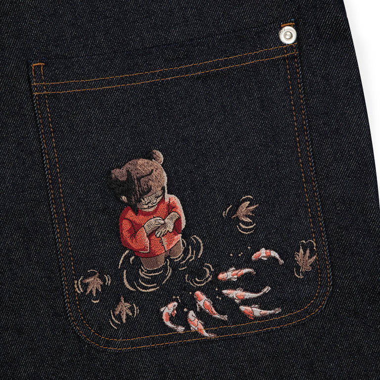 "koi fish" denim – derschutze