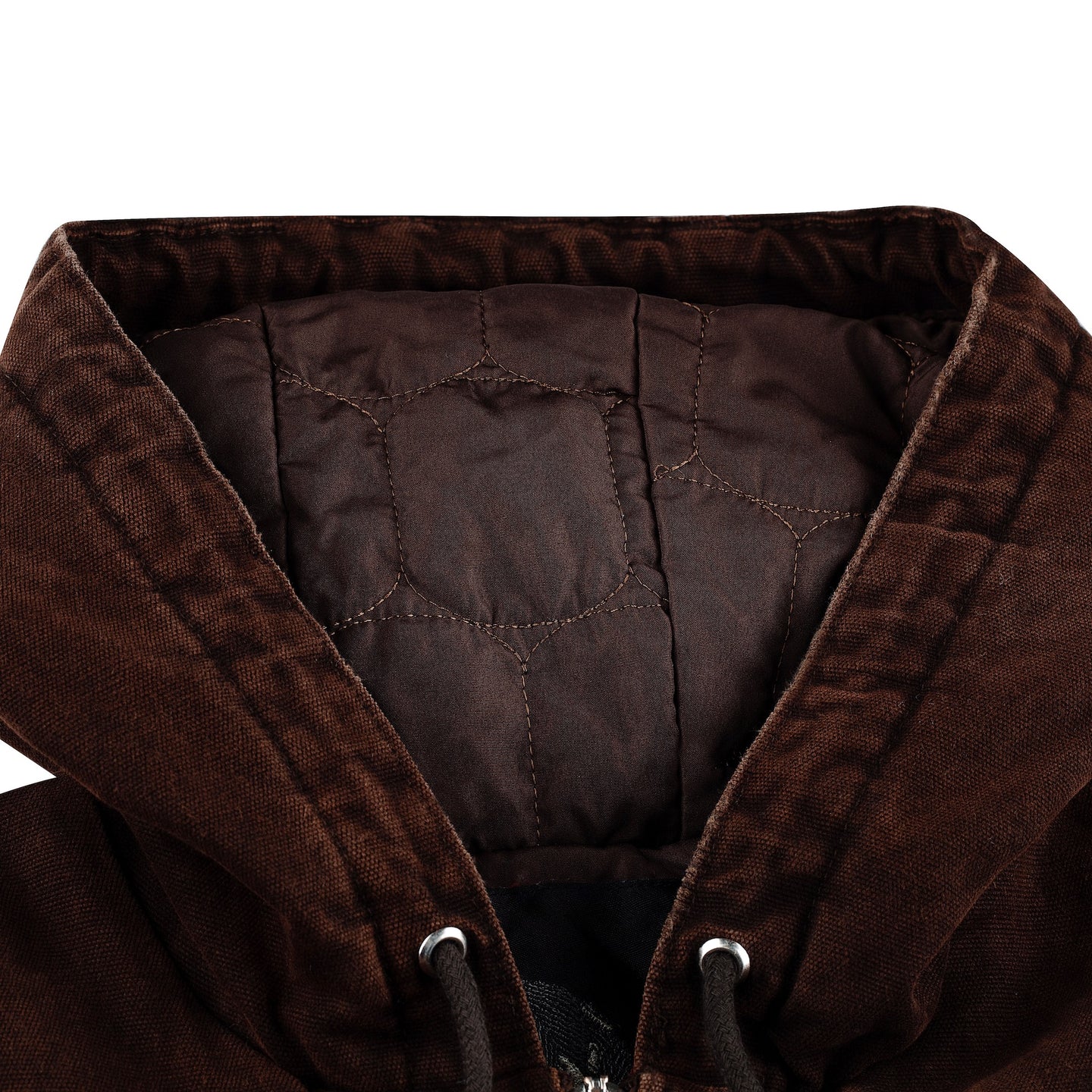 "silence" Workwear Jacket brown washed – derschutze