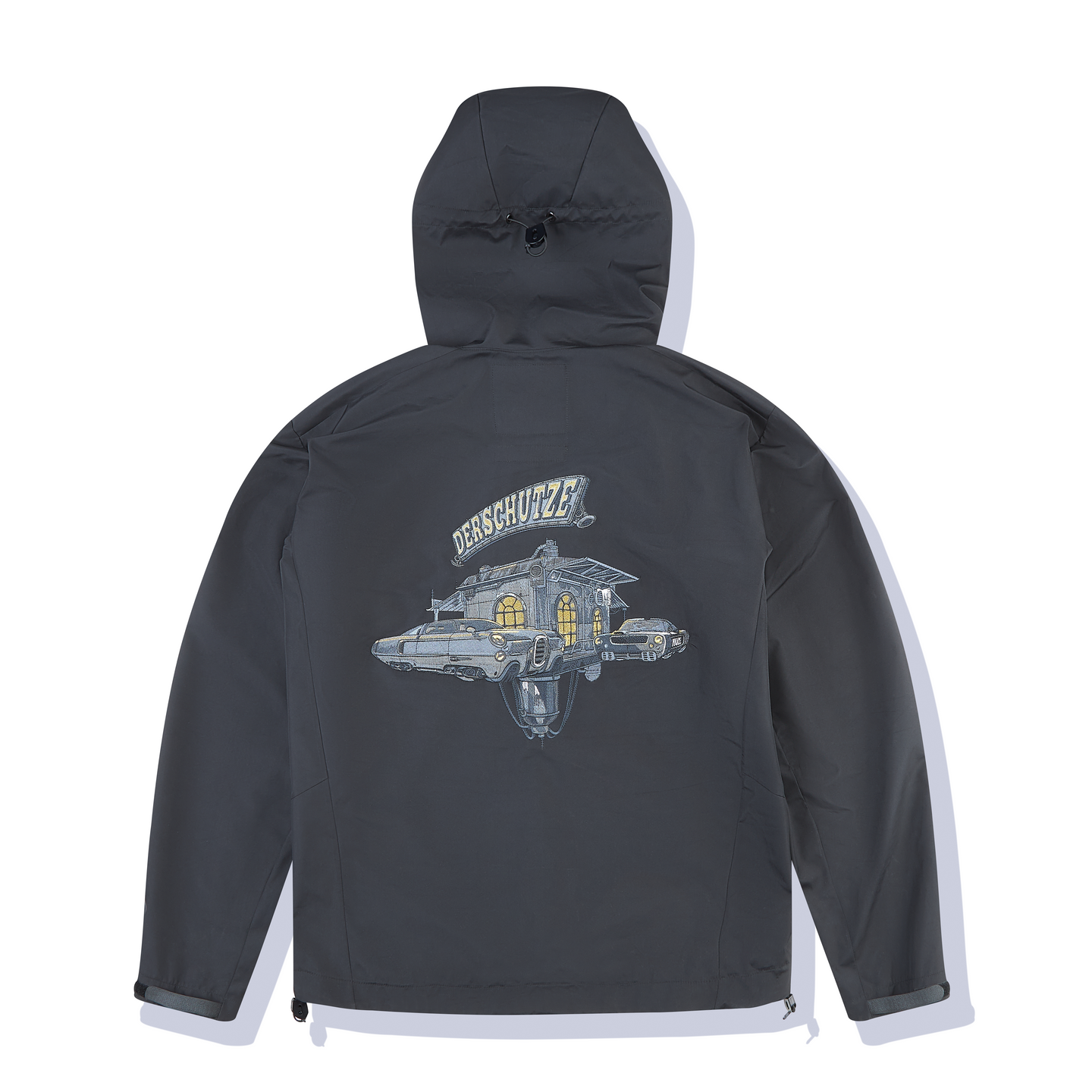 "blade runner" shell Jacket black – derschutze